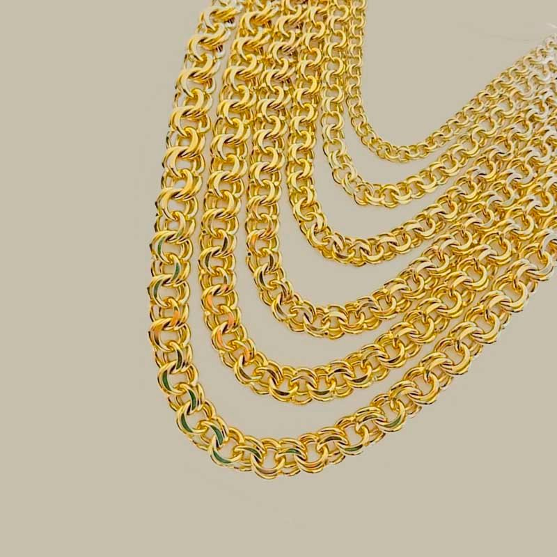 Tejidos de Cadenas de Oro🤩